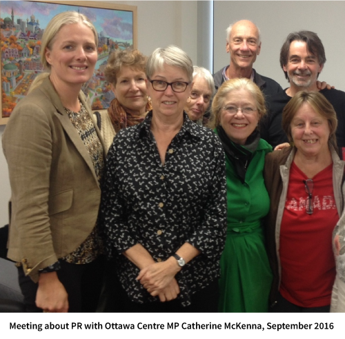 Sharon Reeves Outstanding Volunteer Award - Fair Vote Canada