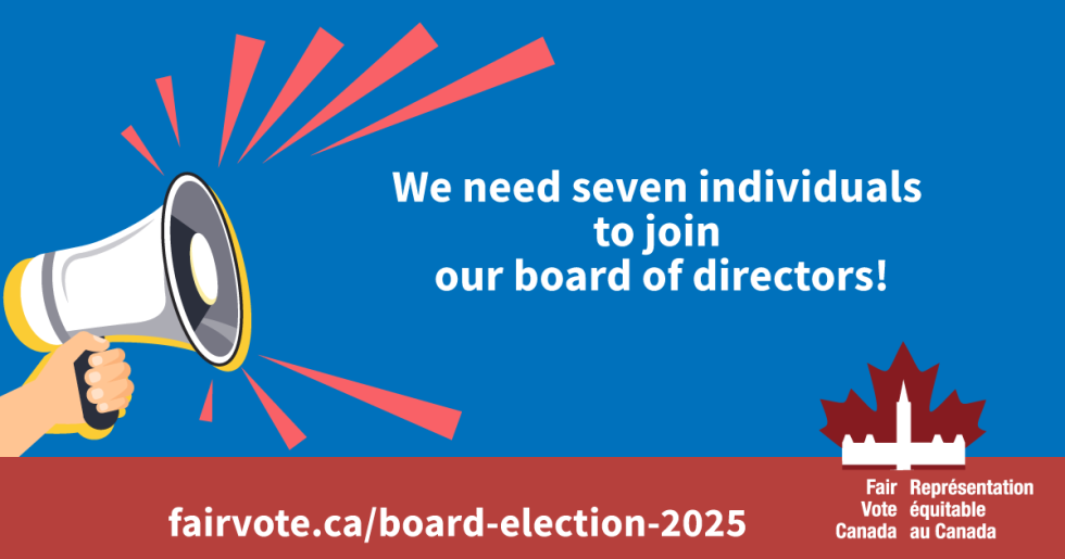 Board Election 2025 - Fair Vote Canada