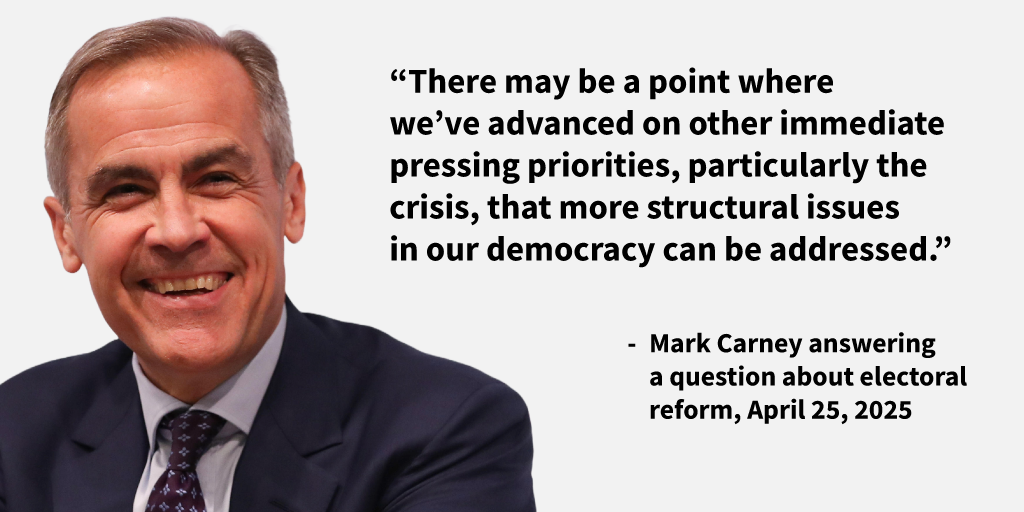 Mark Carney speaks positively about working on electoral reform - Fair ...