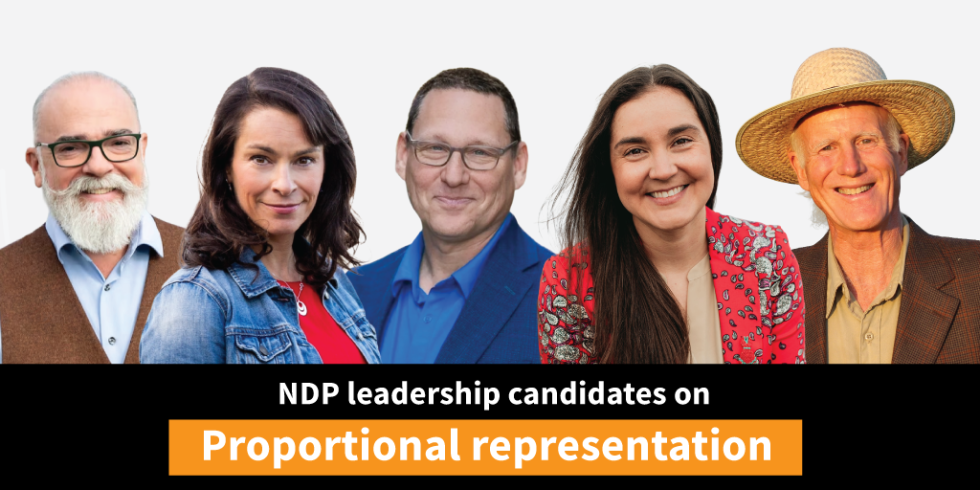 NDP leadership candidates on proportional representation - Fair Vote Canada